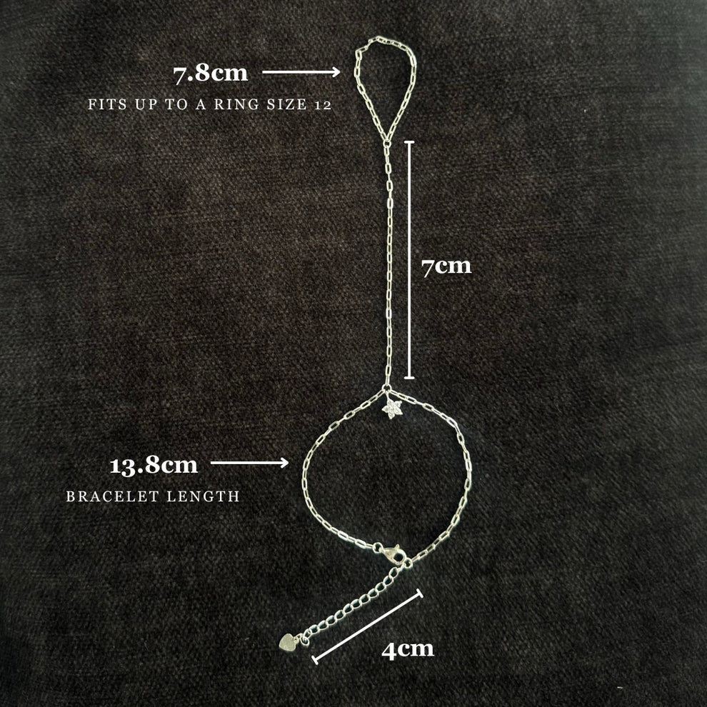 Sterling Silver Hand Chains – Saska Jewellery